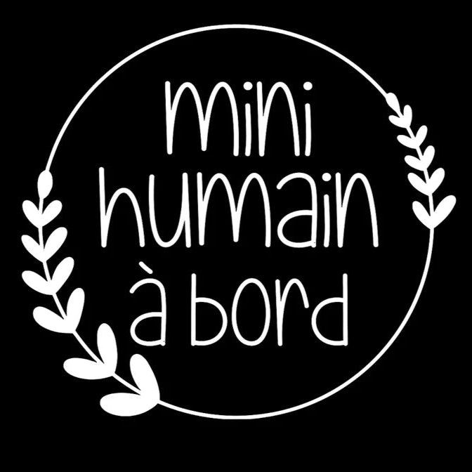 Autocollant Voiture Mini Humain à Bord – Crée Petite Mère